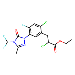 Carfentrazone ethyl (CAS 128639-02-1) - Chemical & Physical Properties ...